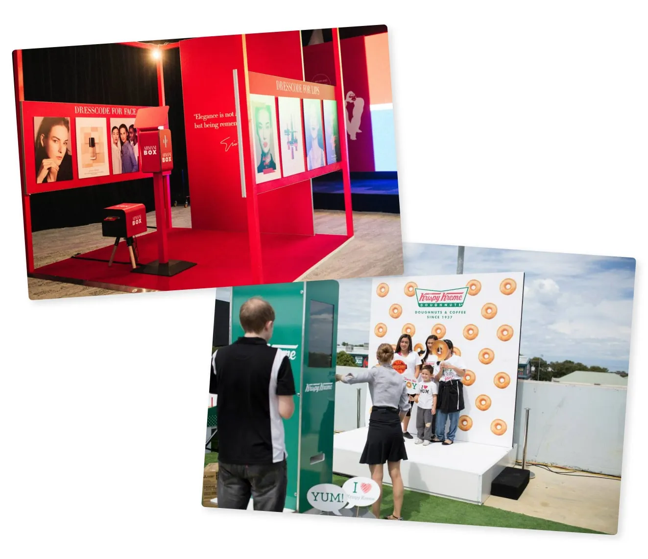 Event photo booth store